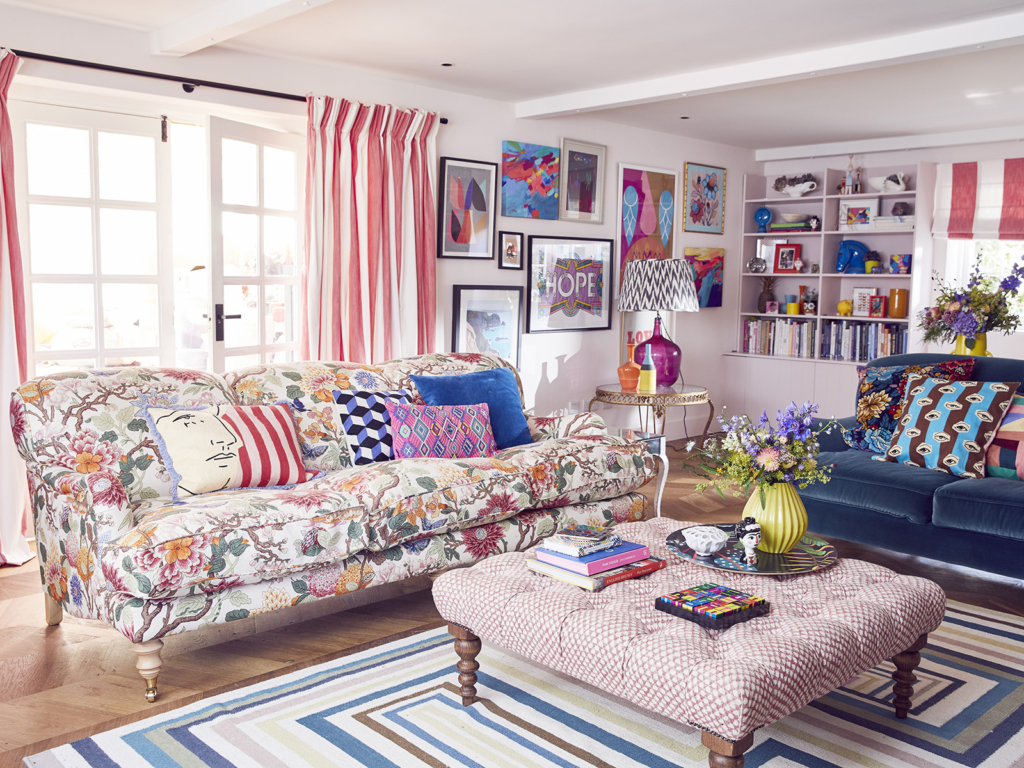 Why you should buy a patterned sofa – Sophie Robinson