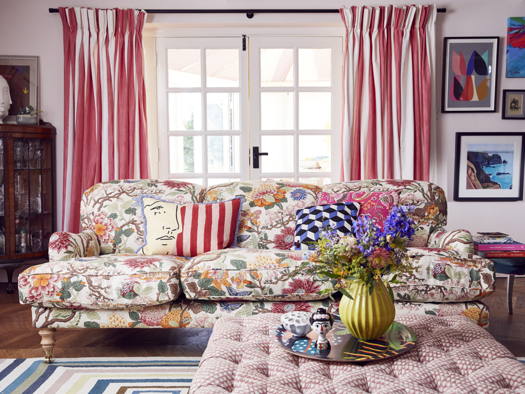 Why you should buy a patterned sofa – Sophie Robinson