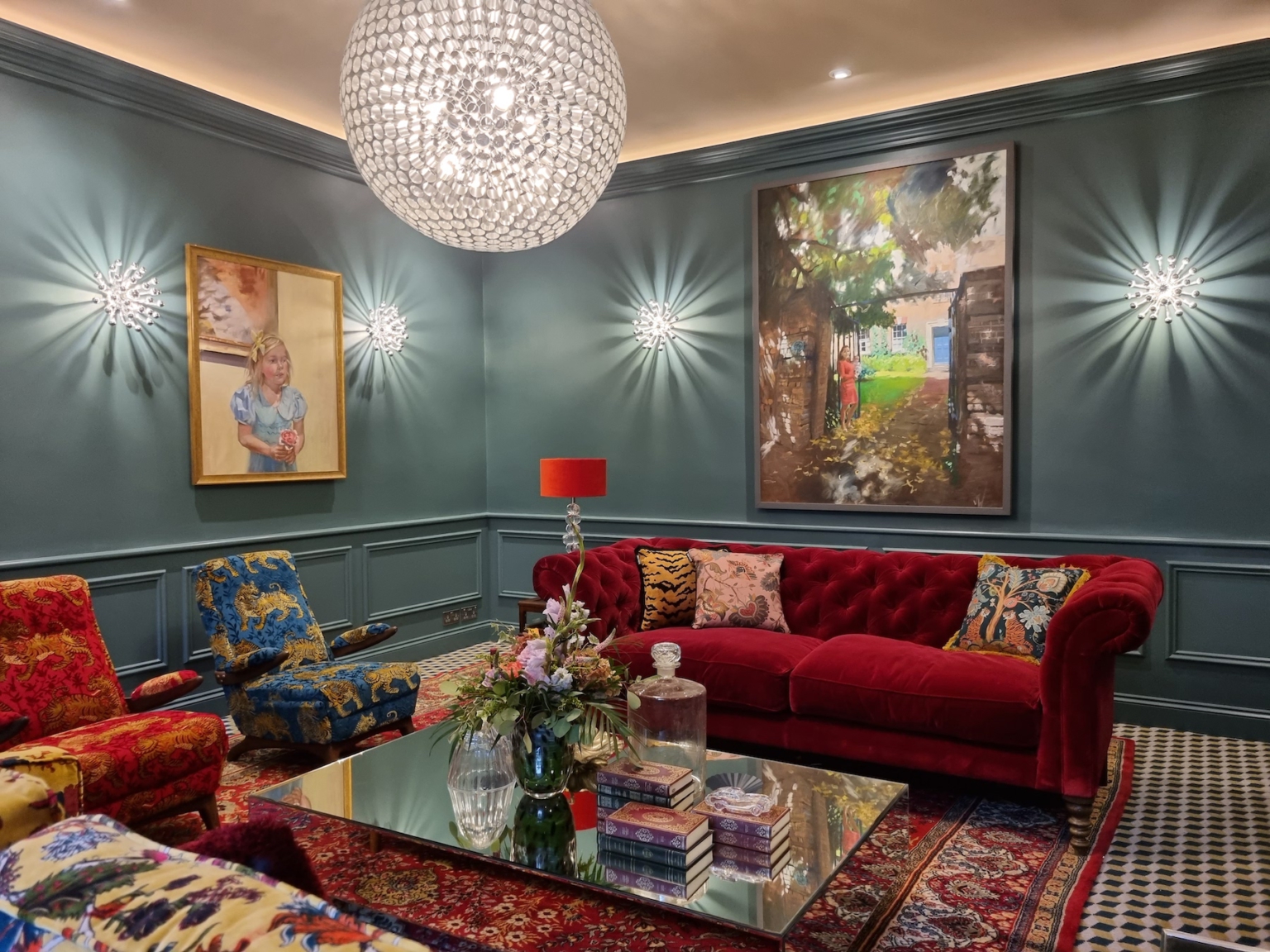 Arabella and Mark's hallway and living room- Dream home makeovers ...