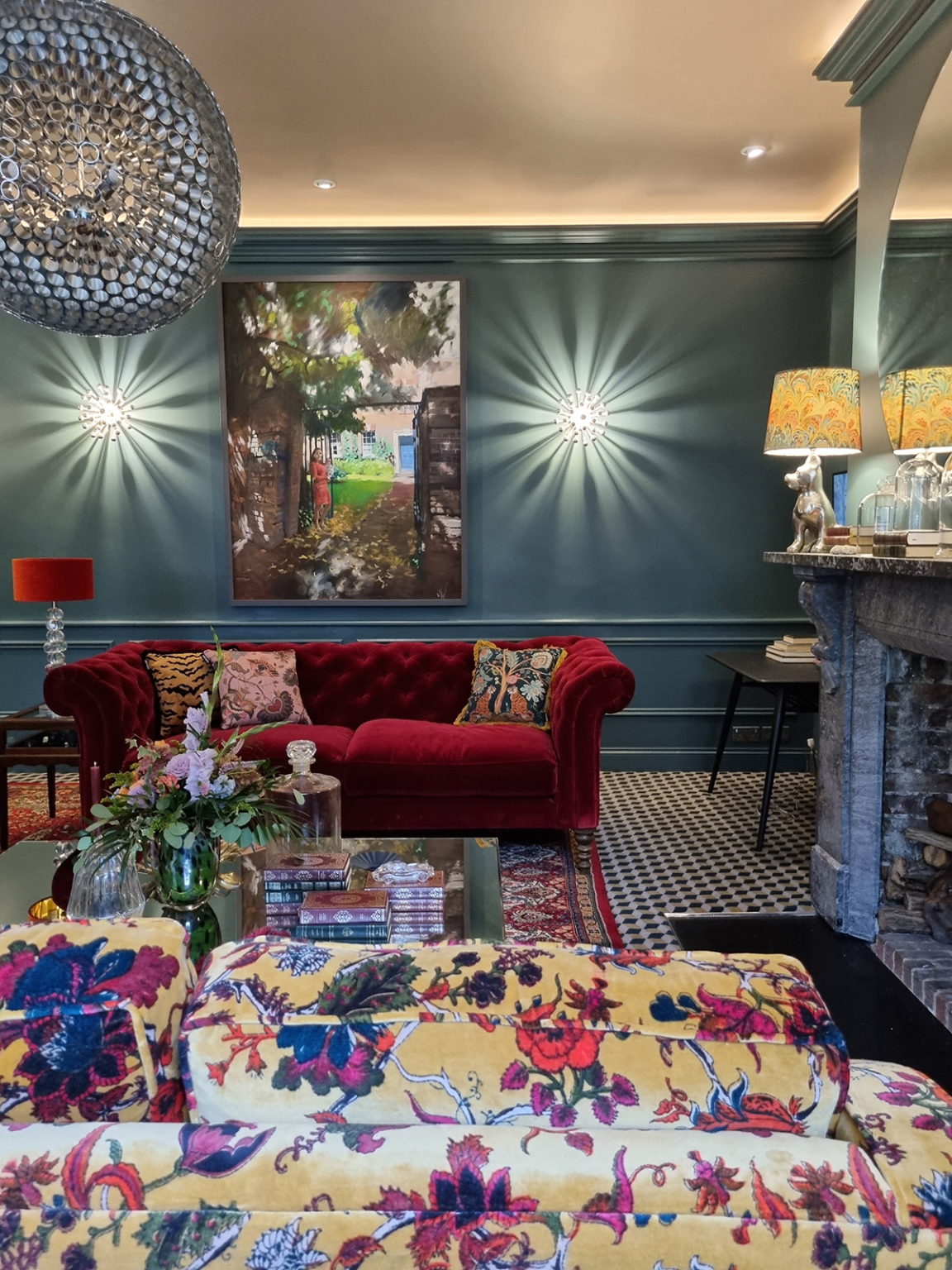 Arabella and Mark's hallway and living room- Dream home makeovers ...